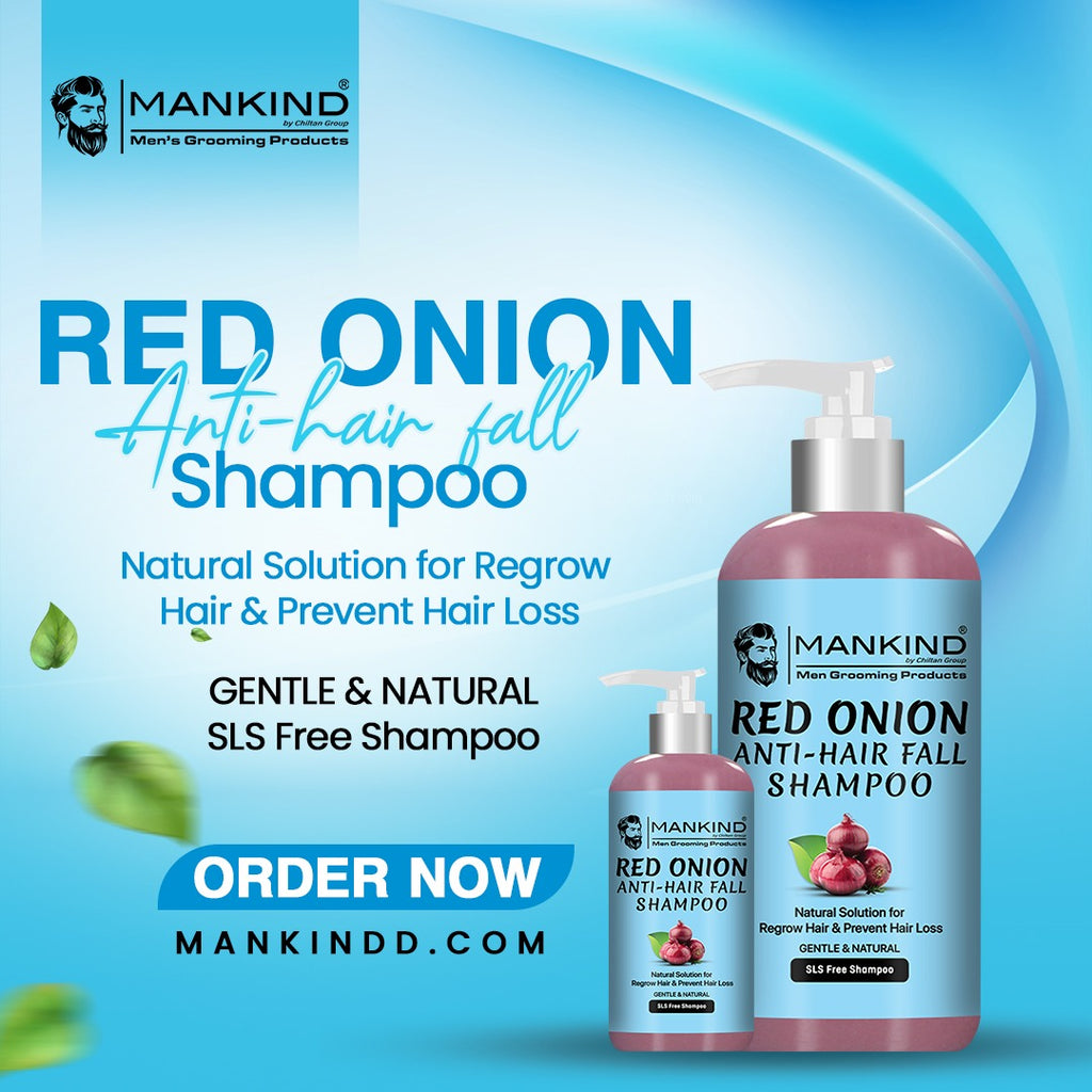 Red Onion Anti-Hair Fall Shampoo - Natural Solution for Hair Regrowth ...